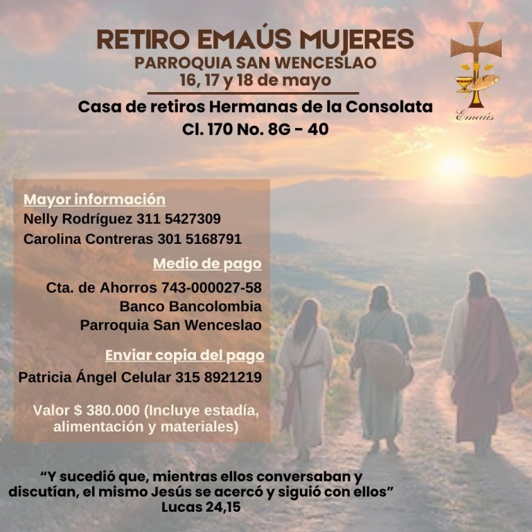 Retiro Emaús mujeres | Arquidiócesis de Bogotá